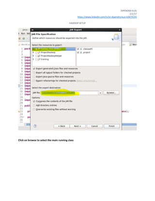 Installation and setup hadoop published | PDF