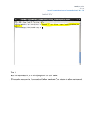 Installation and setup hadoop published | PDF