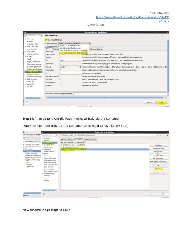 Installation and setup spark published | PDF