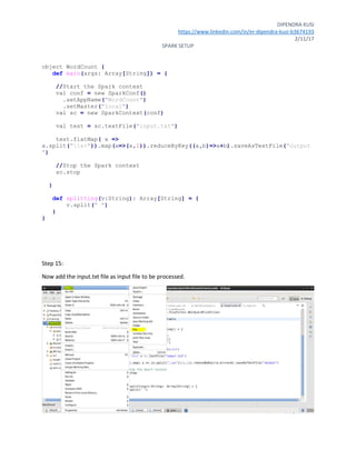 Installation and setup spark published | PDF