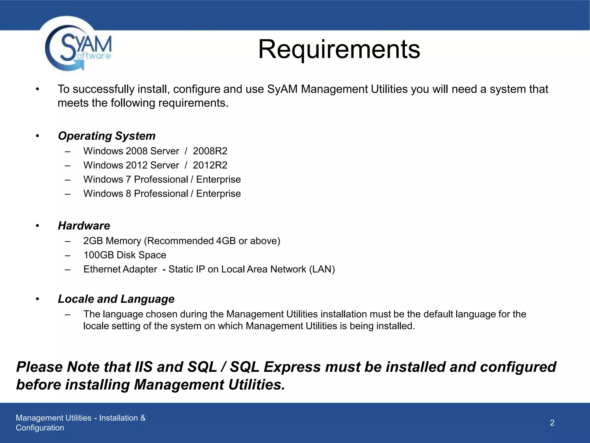Installation & configuration | PPTX
