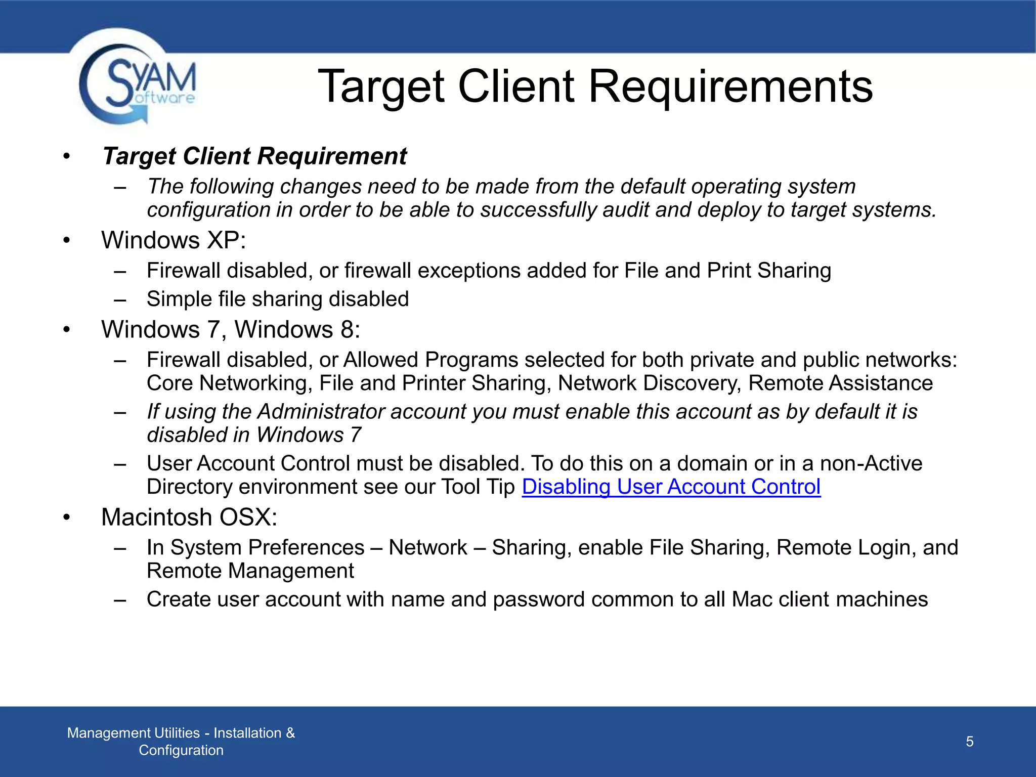 Installation & configuration | PPTX