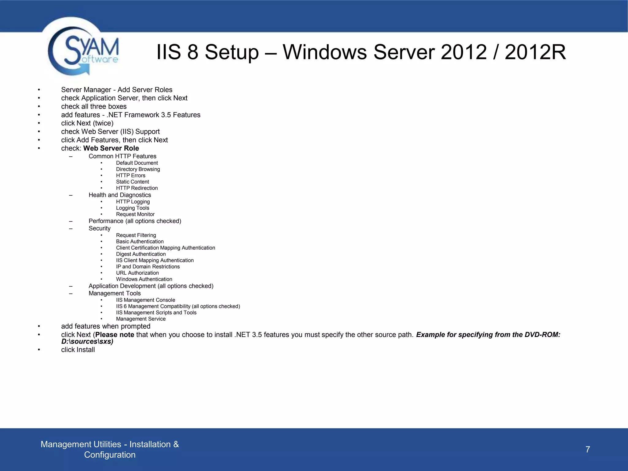 Installation & configuration | PPTX
