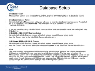 Installation & configuration | PPTX