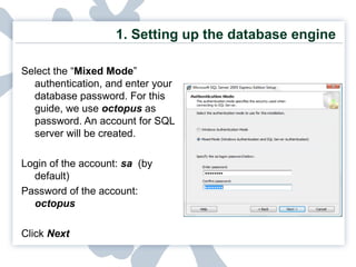 Installation Guide - Octopus | PPT