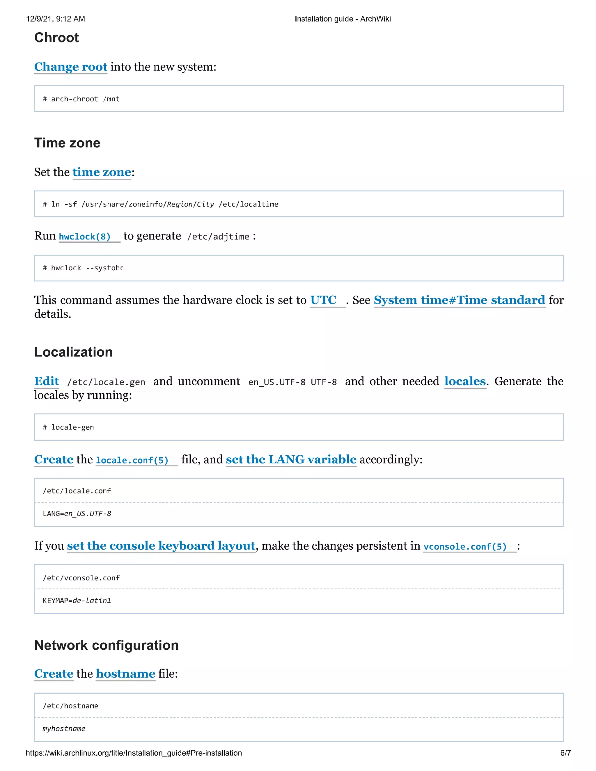 Installation guide arch wiki | PDF