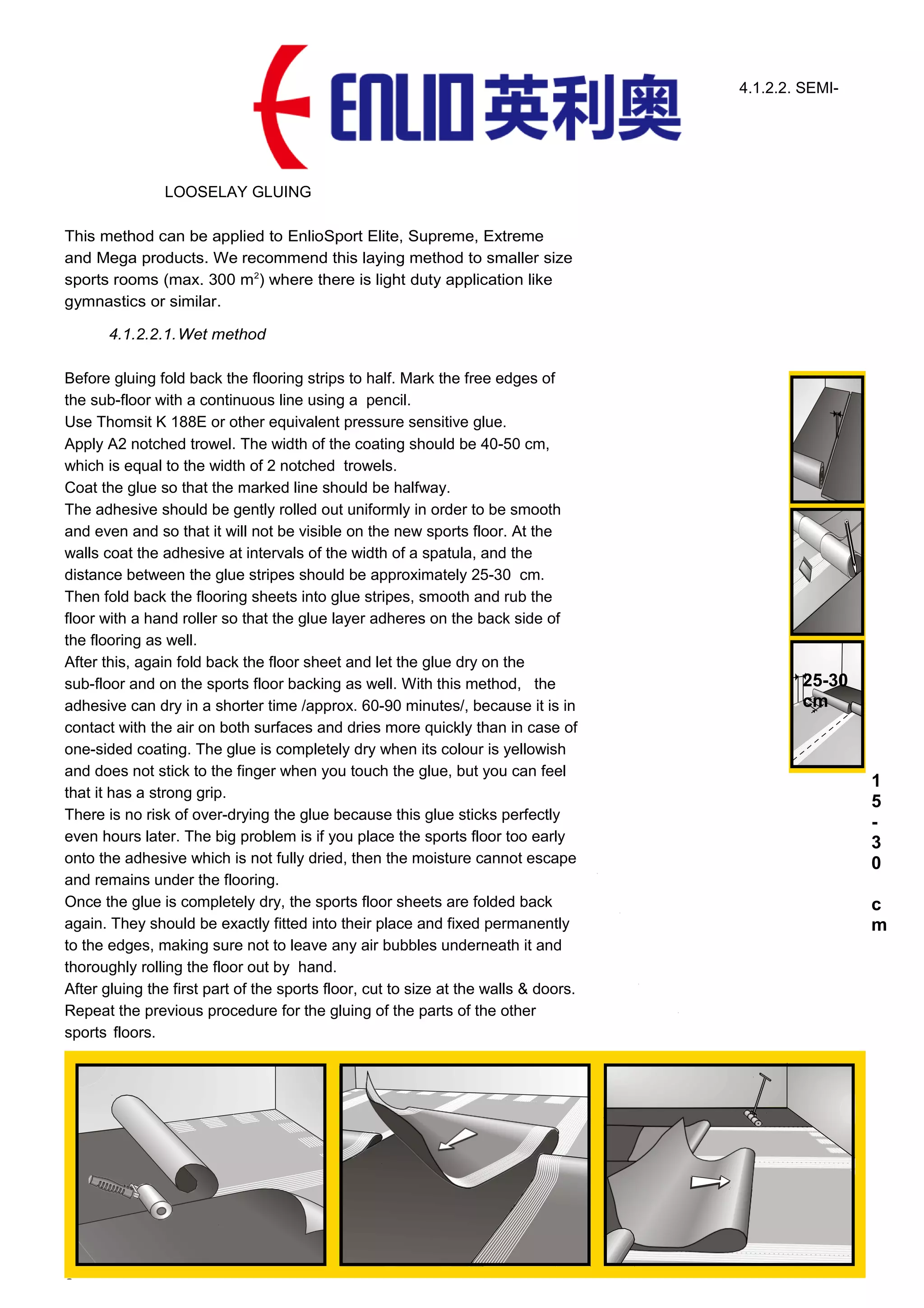 Enlio Sports Flooring installation | DOC