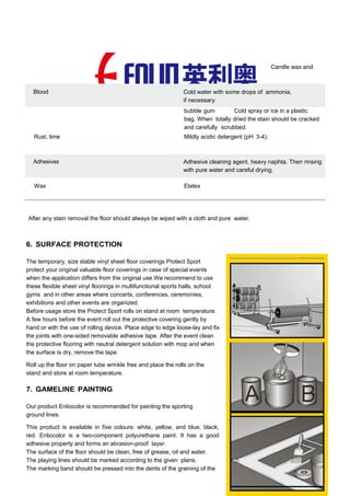 Enlio Sports Flooring installation | DOC