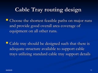Installation Guide for Instrument Cables, Conduits and Cable Trays.ppt