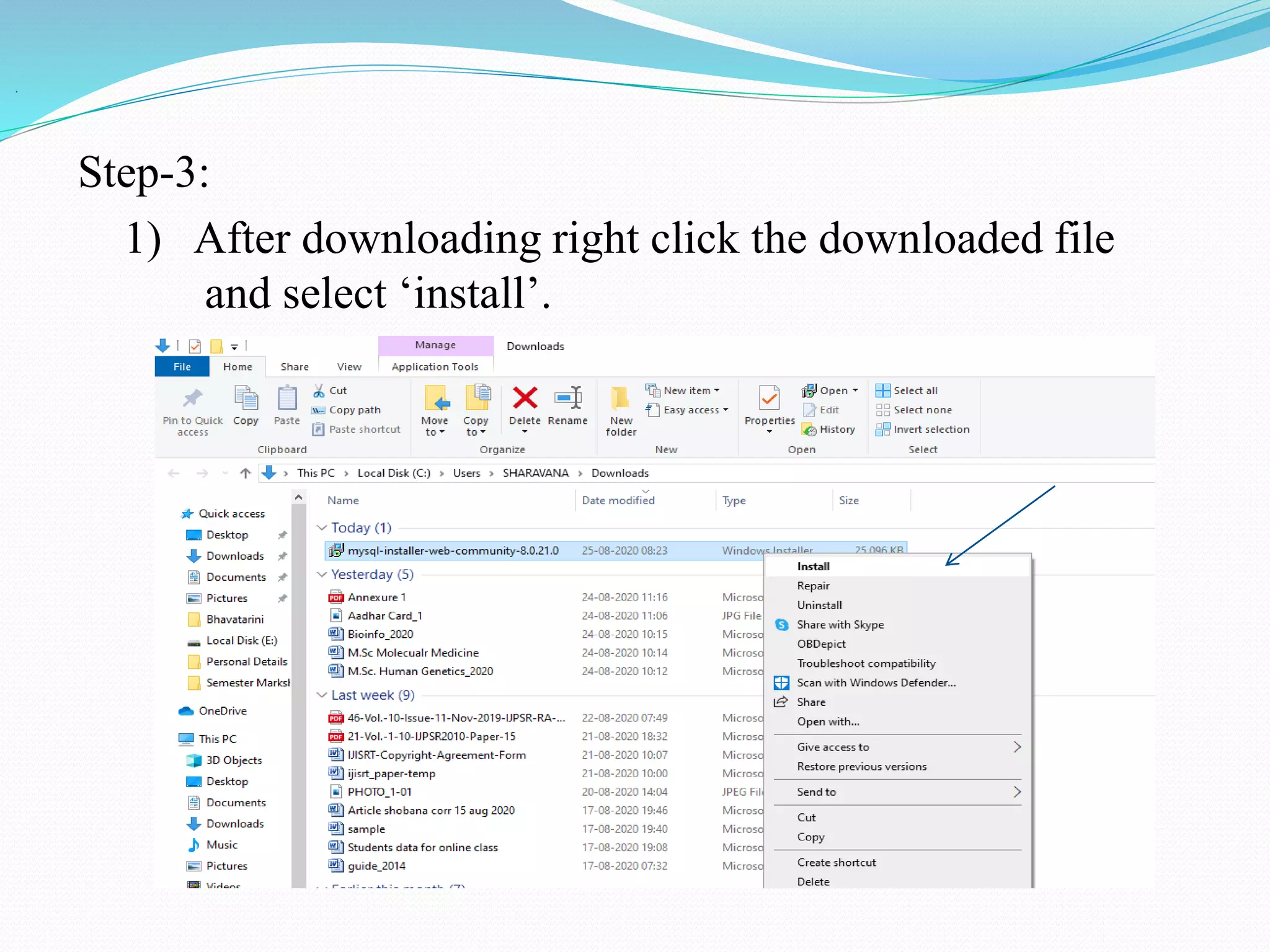 Installation guide for mysql in windows | PPTX | Operating Systems | Computer Software and ...