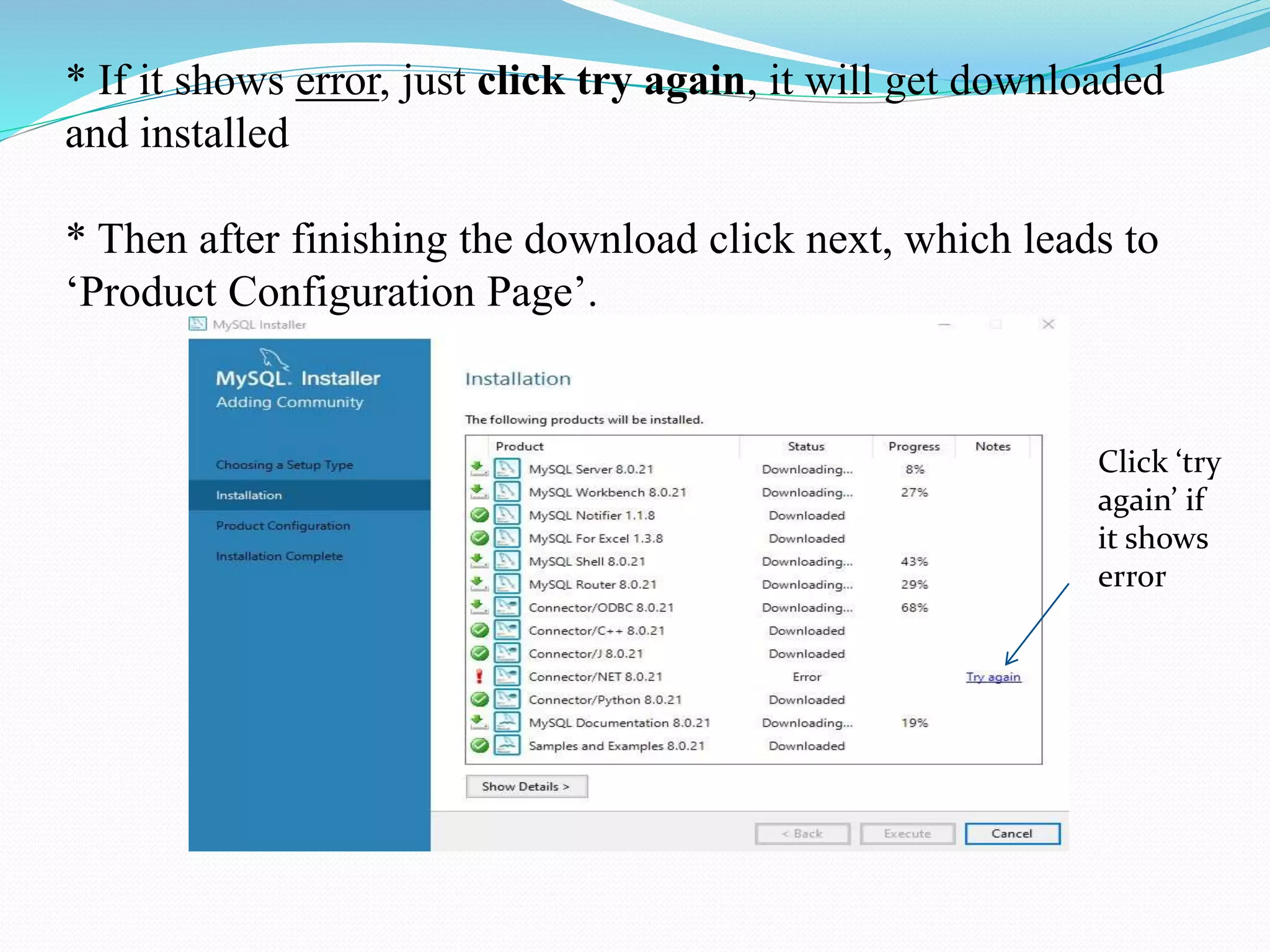 Installation guide for mysql in windows | PPTX | Operating Systems | Computer Software and ...