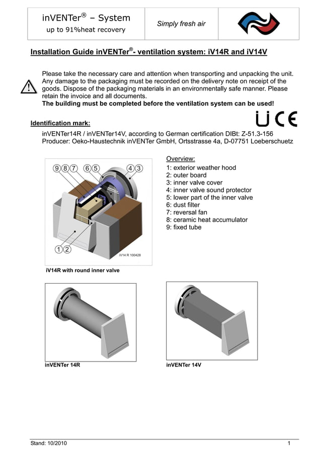 Installation guide inVENTter 14 | PDF