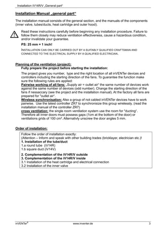 Installation guide inVENTter 14 | PDF