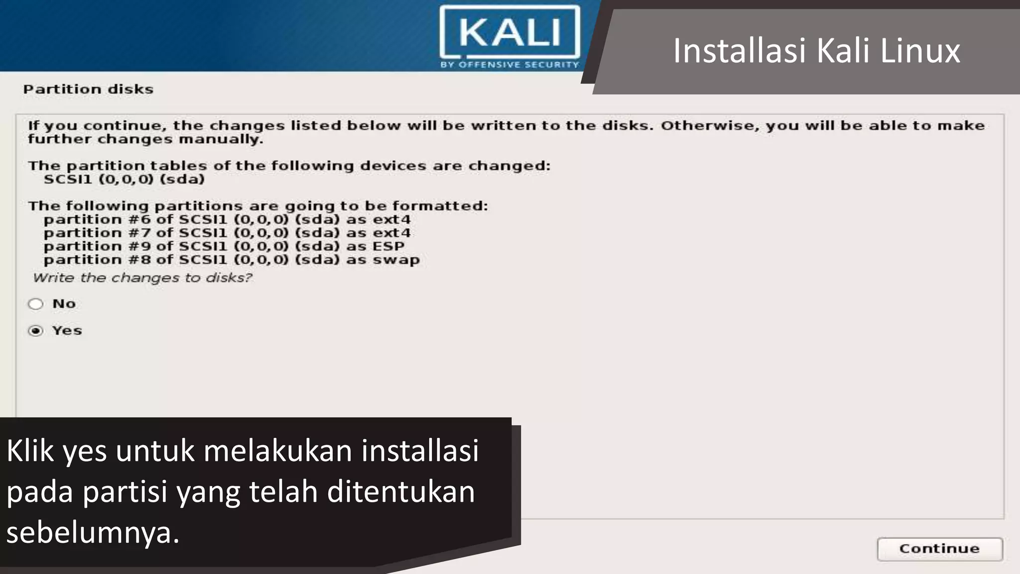 Installation kali linux | PPTX