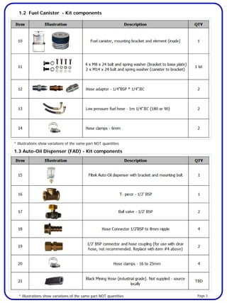 Filtek filtration system - Installation manual for generators-v2 | PDF
