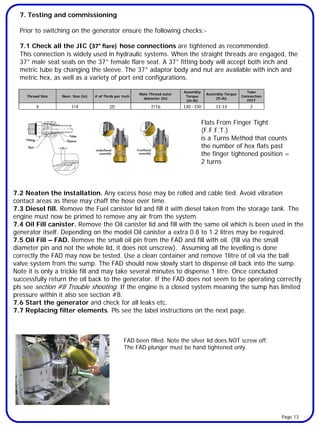 BYPASS OIL FILTER - installation manual | PDF
