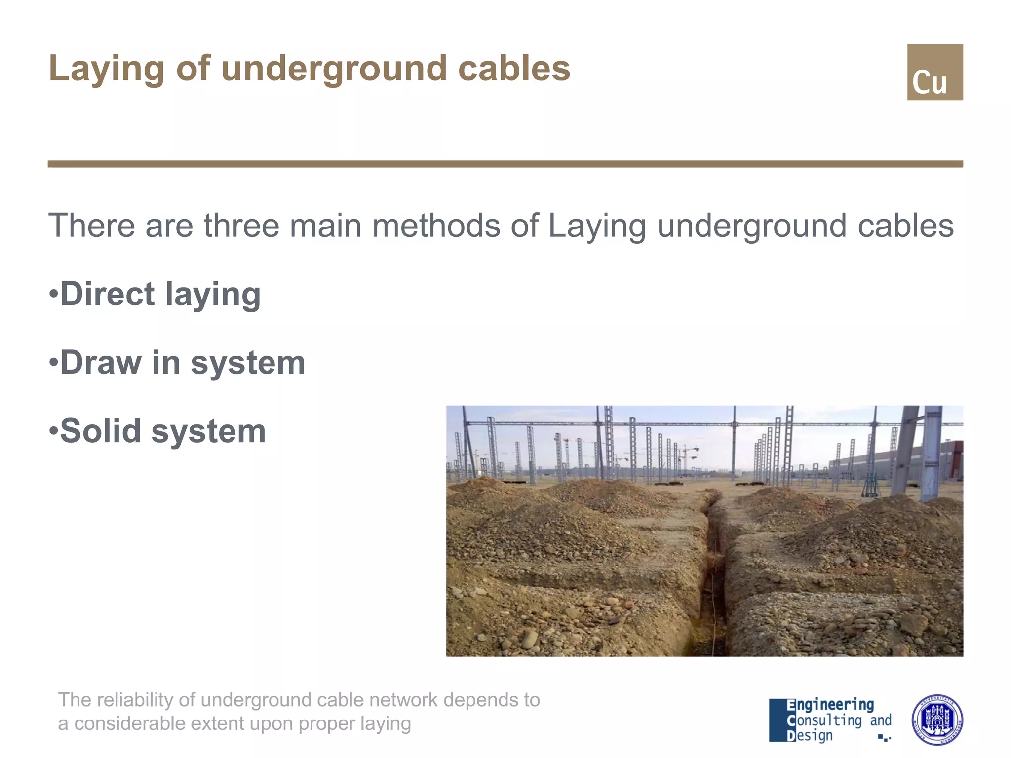 Power cable - Installation methods | PDF