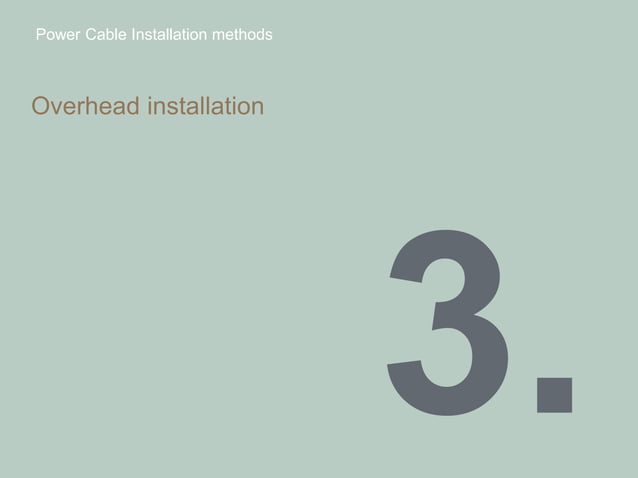 Power cable - Installation methods | PDF | Civil Engineering Industry ...