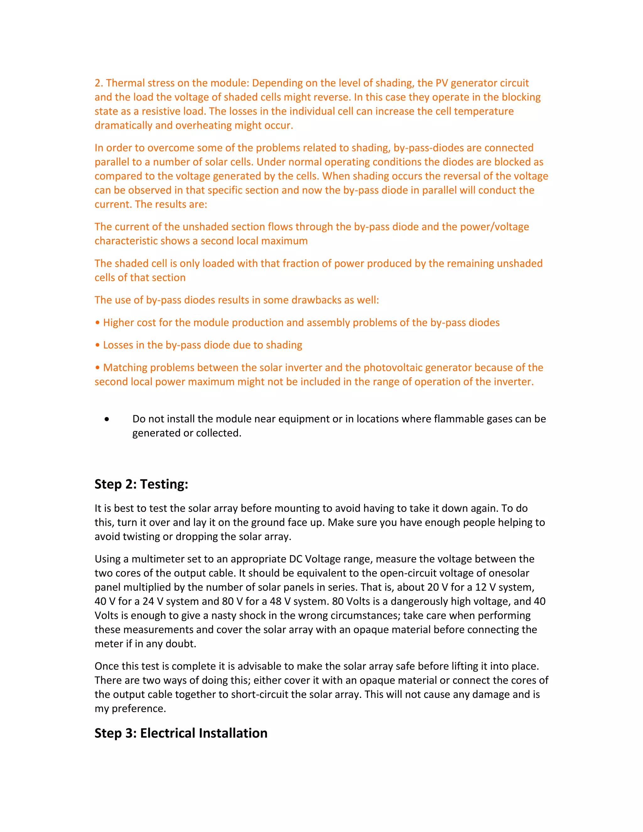 Installation of 200W_solar_panel_in_a_house | PDF