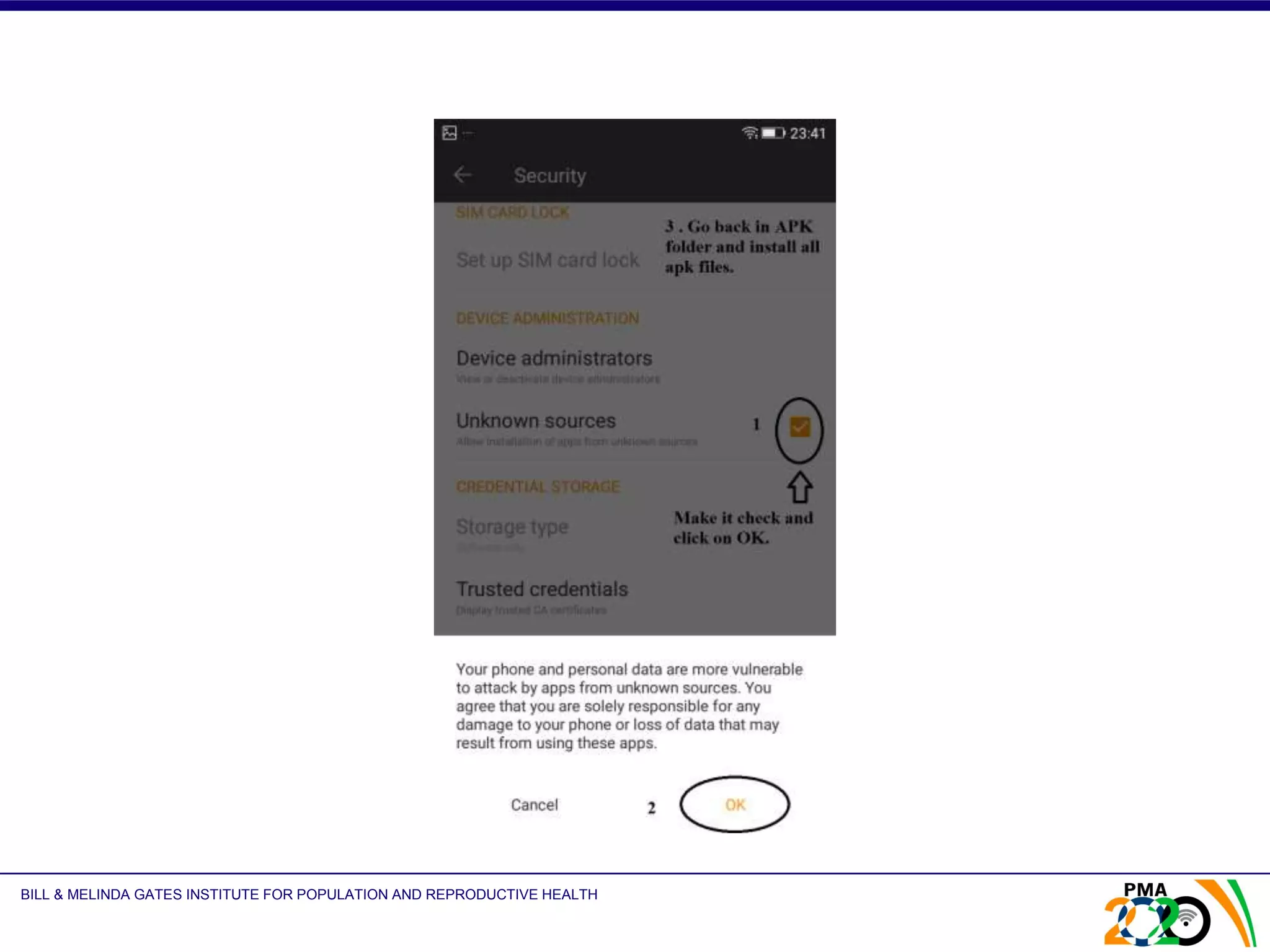 Installation of apk files ns | PPT
