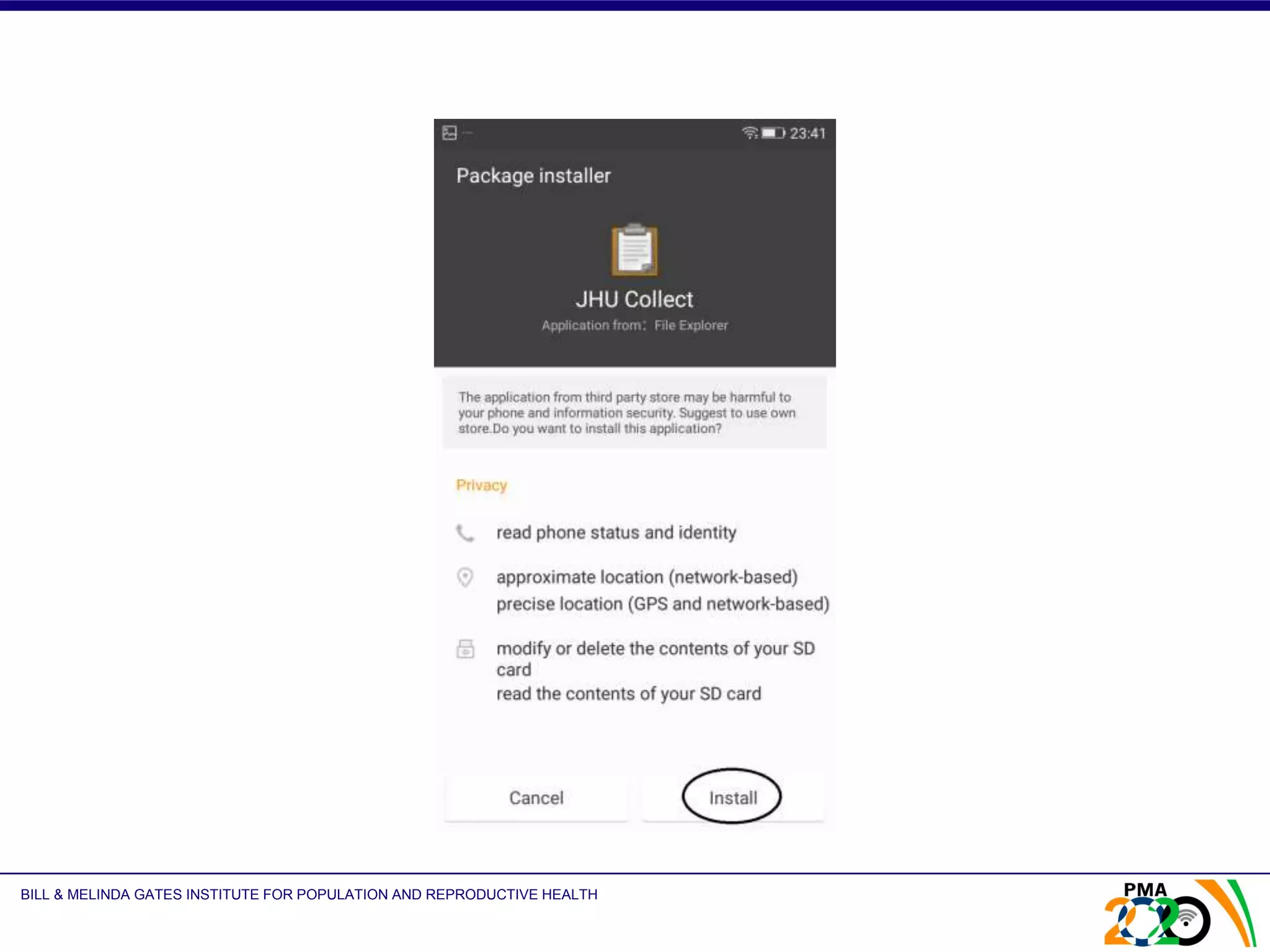 Installation of apk files ns | PPT