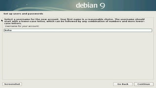 Installation of Debian Linux | PPT