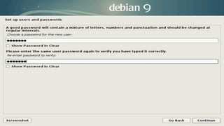 Installation of Debian Linux | PPT