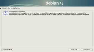 Installation of Debian Linux | PPT