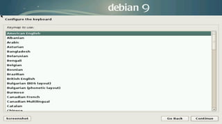 Installation of Debian Linux | PPT