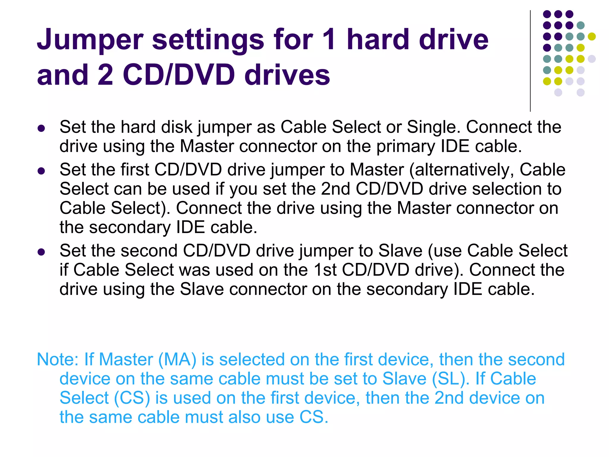 Installation of Hard Disk | PPTX