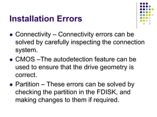 Installation of Hard Disk | PPTX