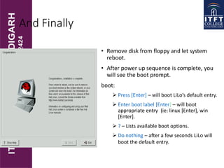 ITFT_Introduction of linux | PPT