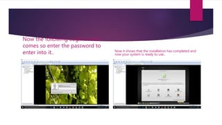 Installation of linux mint 18 sarah | PPTX