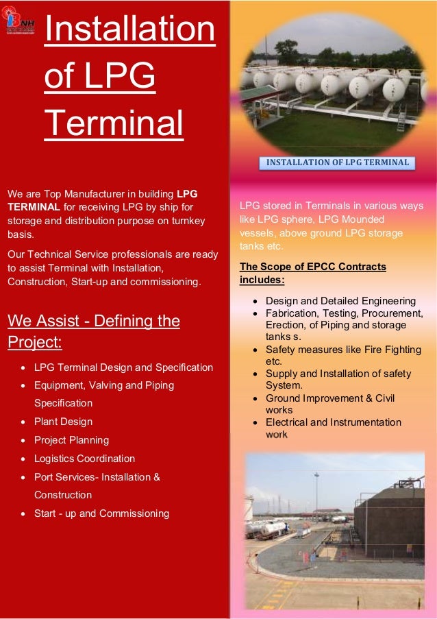 Installation of lpg terminal