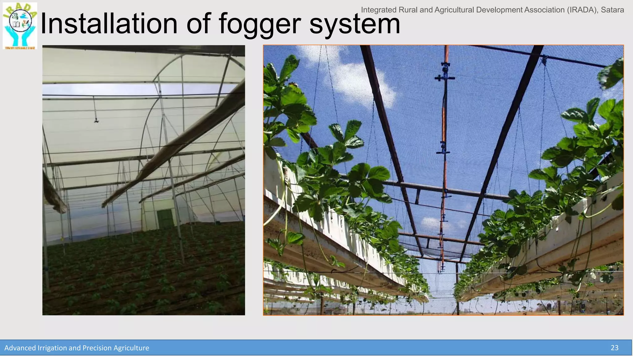 Installation of modern irrigation system | PPTX