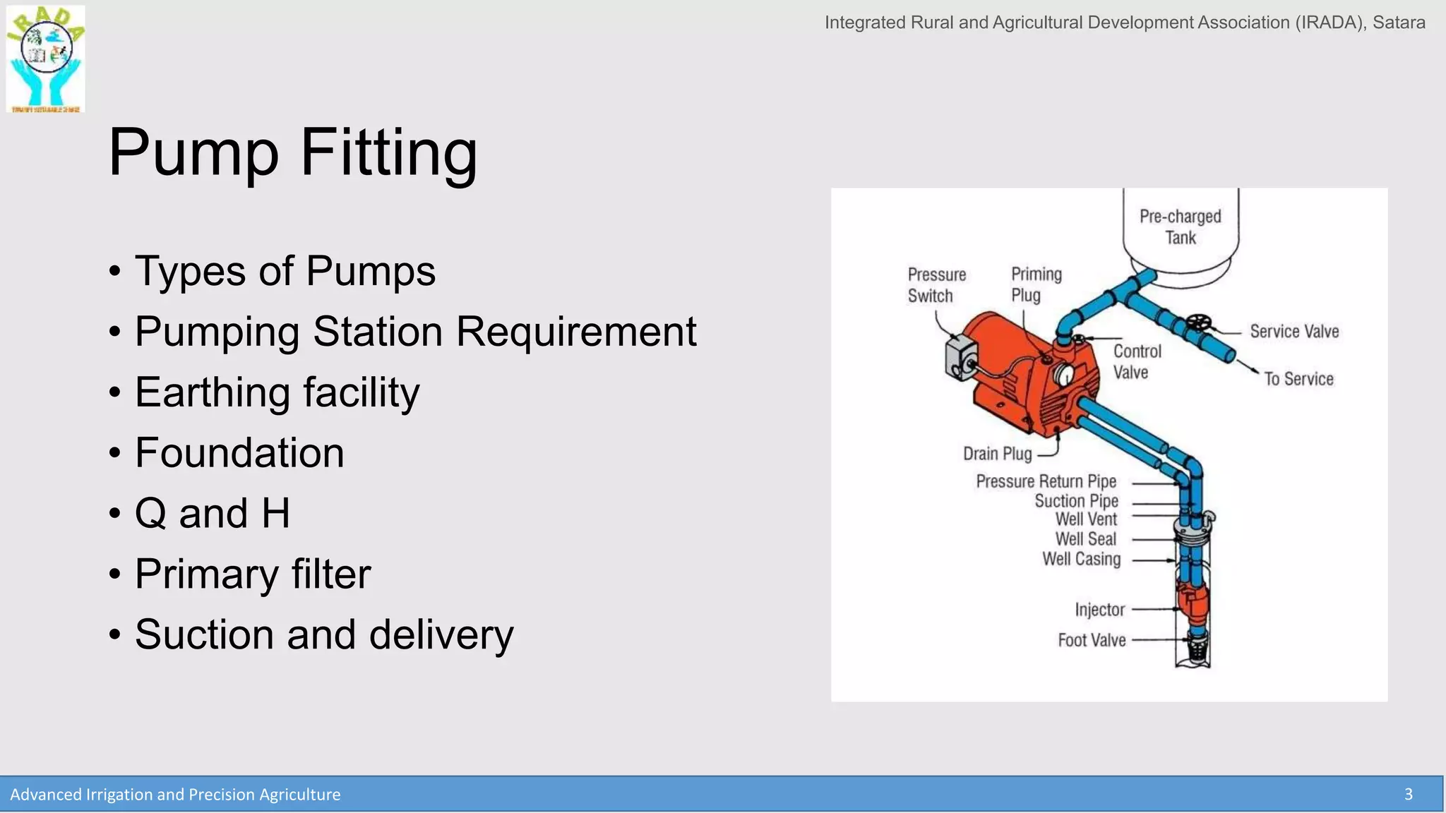 Installation of modern irrigation system | PPTX