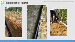 Installation of modern irrigation system | PPTX