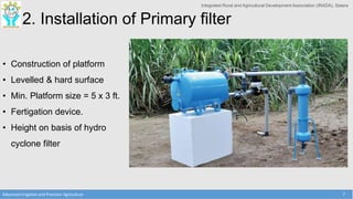 Installation of modern irrigation system | PPTX