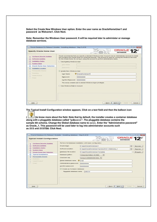Installation Of Oracle Pdf