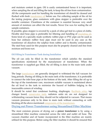 Installation of power transformers | PDF