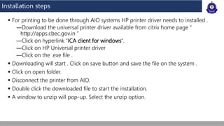 Installation of printers to All in one computer.pptx