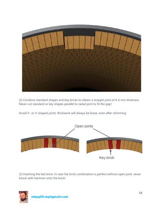 Installation of Rotary Kiln Bricks BY RHI.pdf General information ...