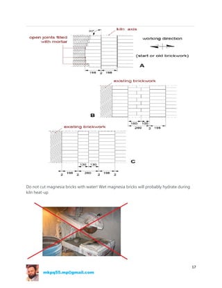 Installation of Rotary Kiln Bricks BY RHI.pdf General information ...