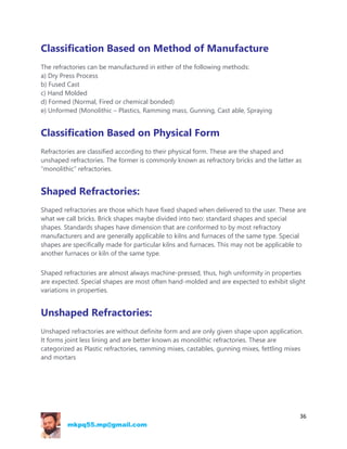 Installation of Rotary Kiln Bricks BY RHI.pdf General information ...