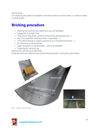 Installation of Rotary Kiln Bricks BY RHI.pdf General information ...
