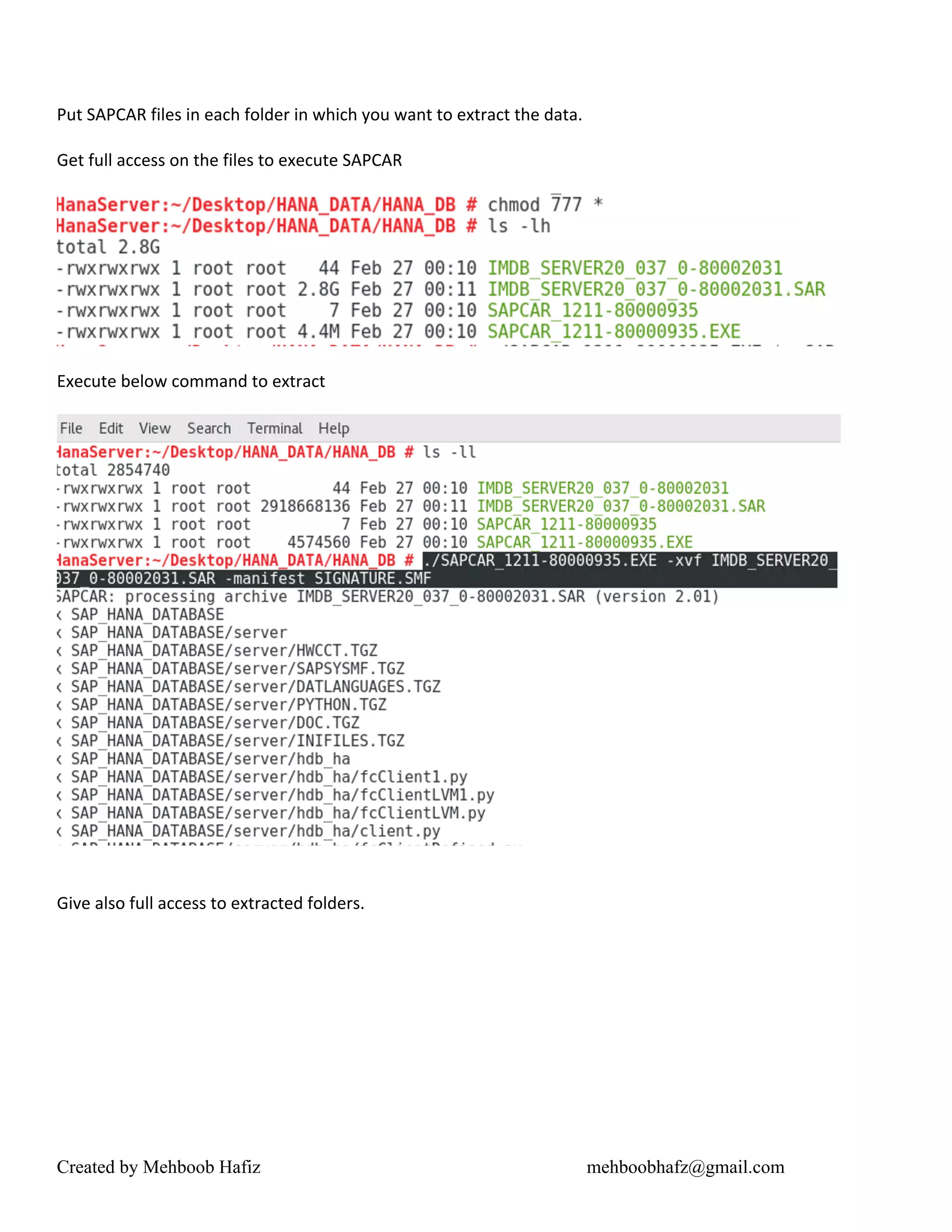 Installation Of Sap Hana Db System On Suse Linux Pdf Operating Systems Computer Software