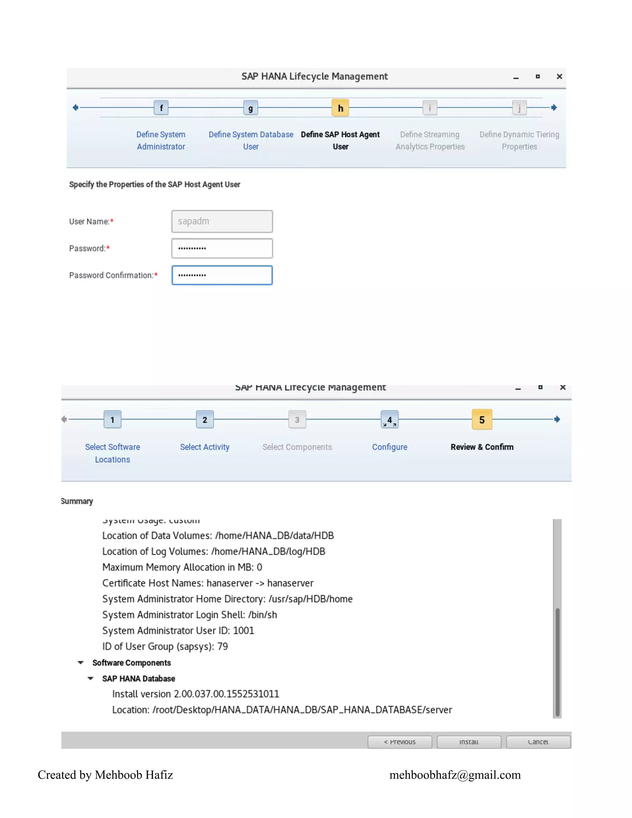 Installation Of Sap Hana Db System On Suse Linux Pdf Operating