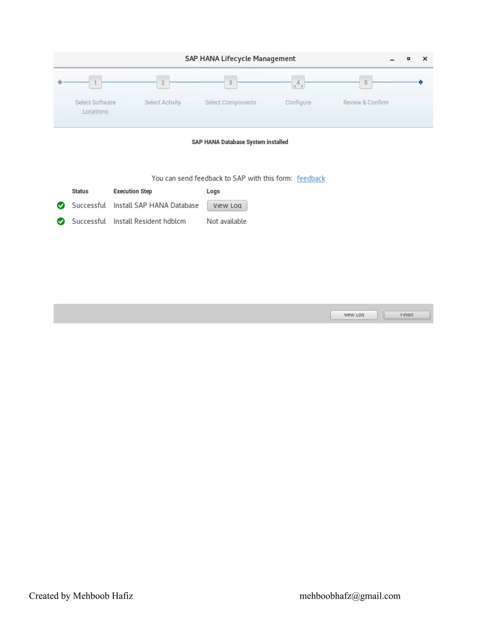 Installation Of Sap Hana Db System On Suse Linux Pdf Operating Systems Computer Software