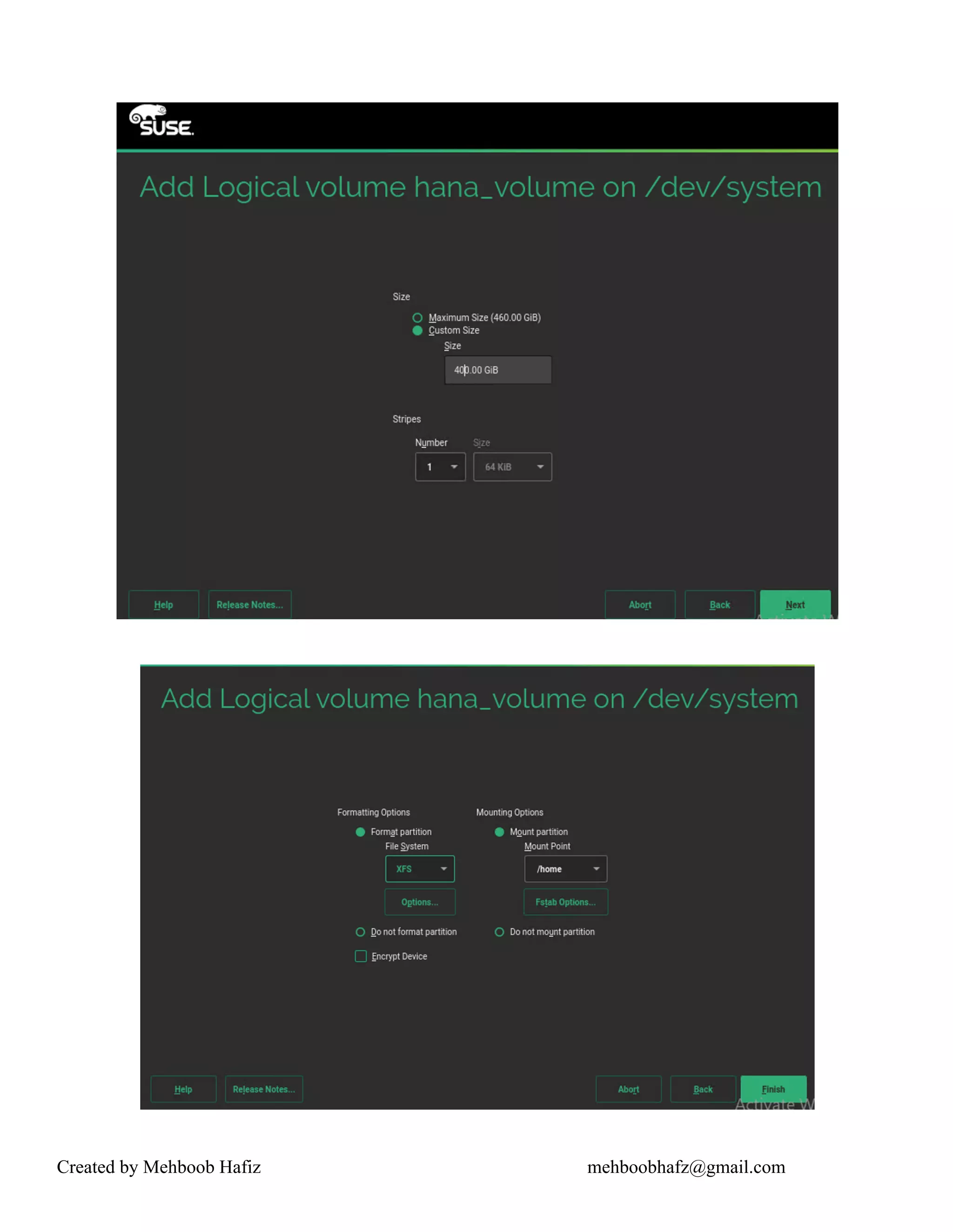 Installation of sap HANA DB system on SUSE Linux | PDF