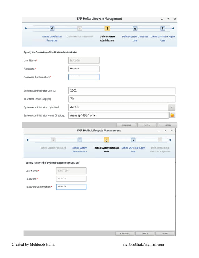 Installation Of Sap Hana Db System On Suse Linux Pdf Operating